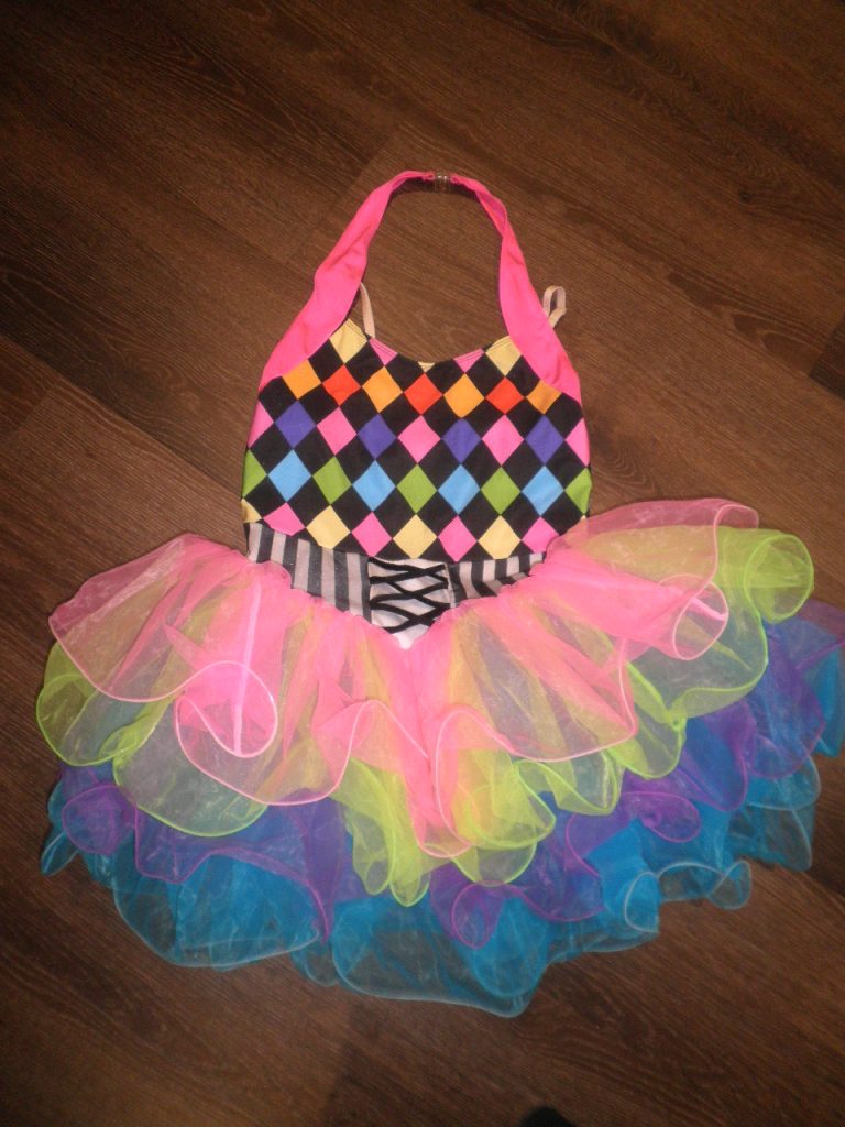 MA Preloved Solo Explosive Multi Coloured Tutu Character Costume Size ...