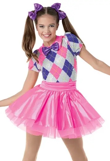 MC Preloved Solo Weissman pink & Purple Diamond Party Dress Costume ...